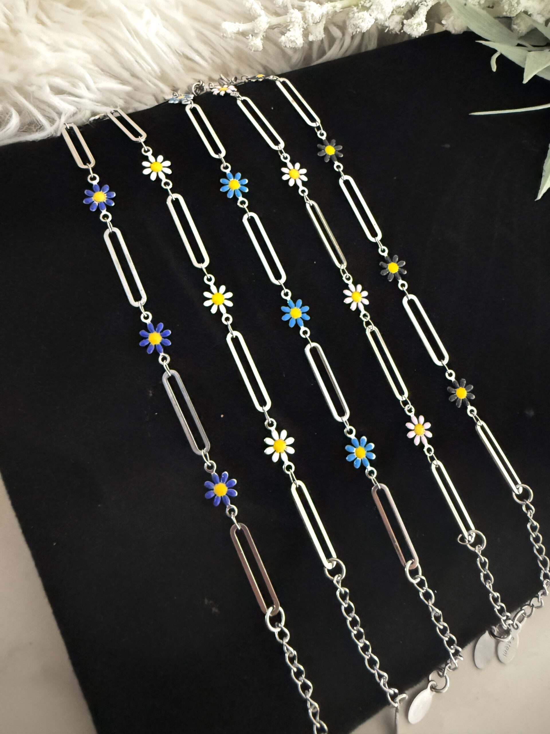 Pulsera Flores – Yamila Joyas Mayorista