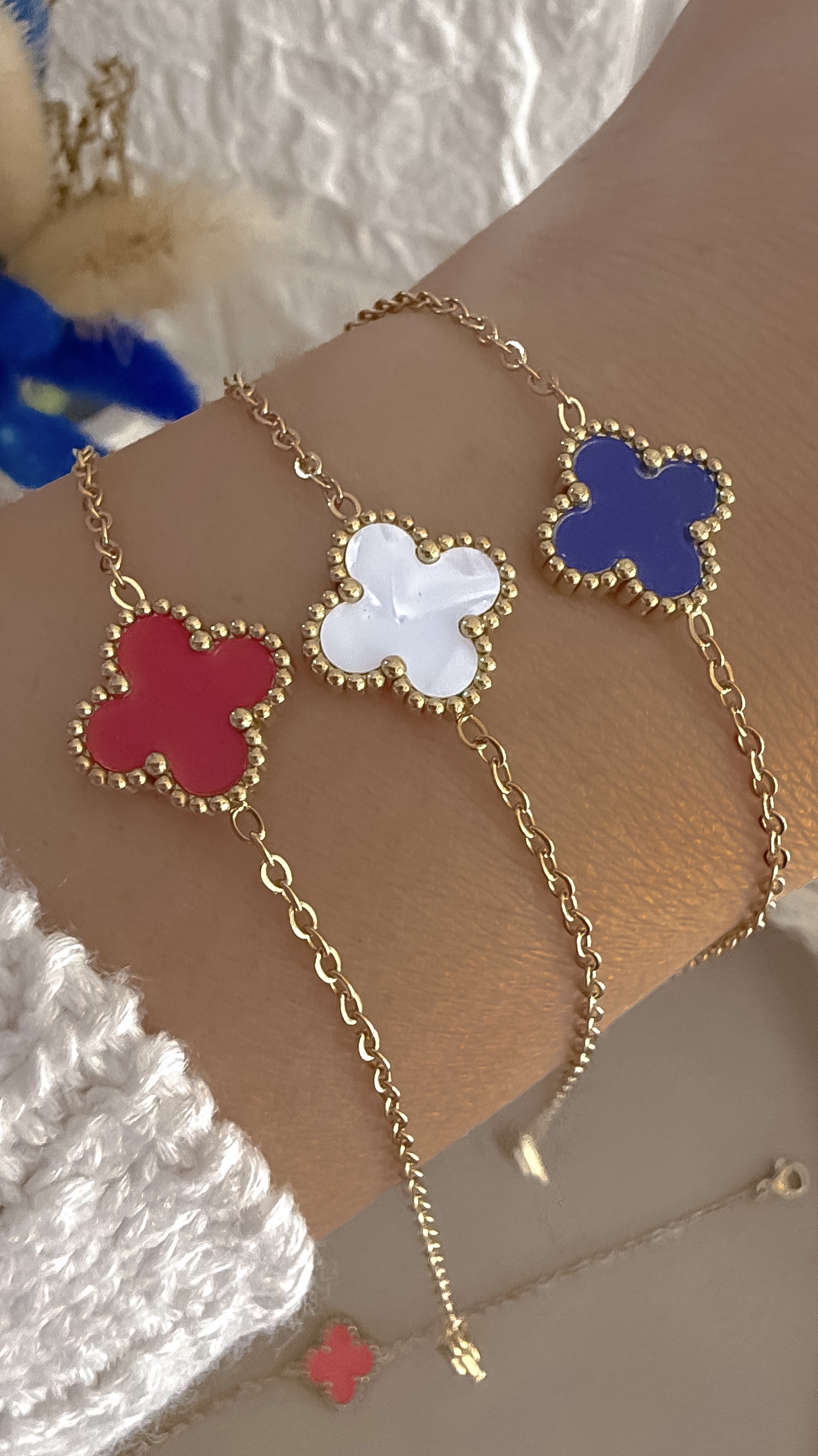 Pulsera Trebol Art 266d – Yamila Joyas Mayorista